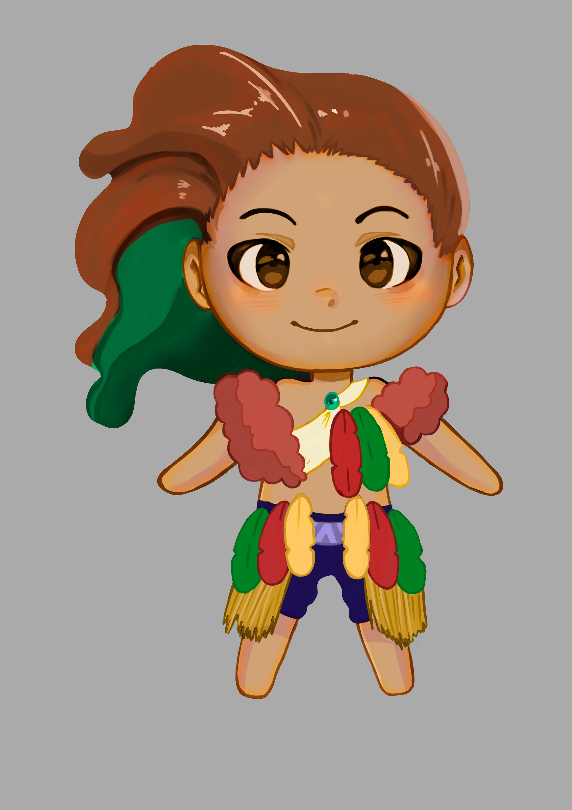 ArtStation - Chibi Forest Guardian