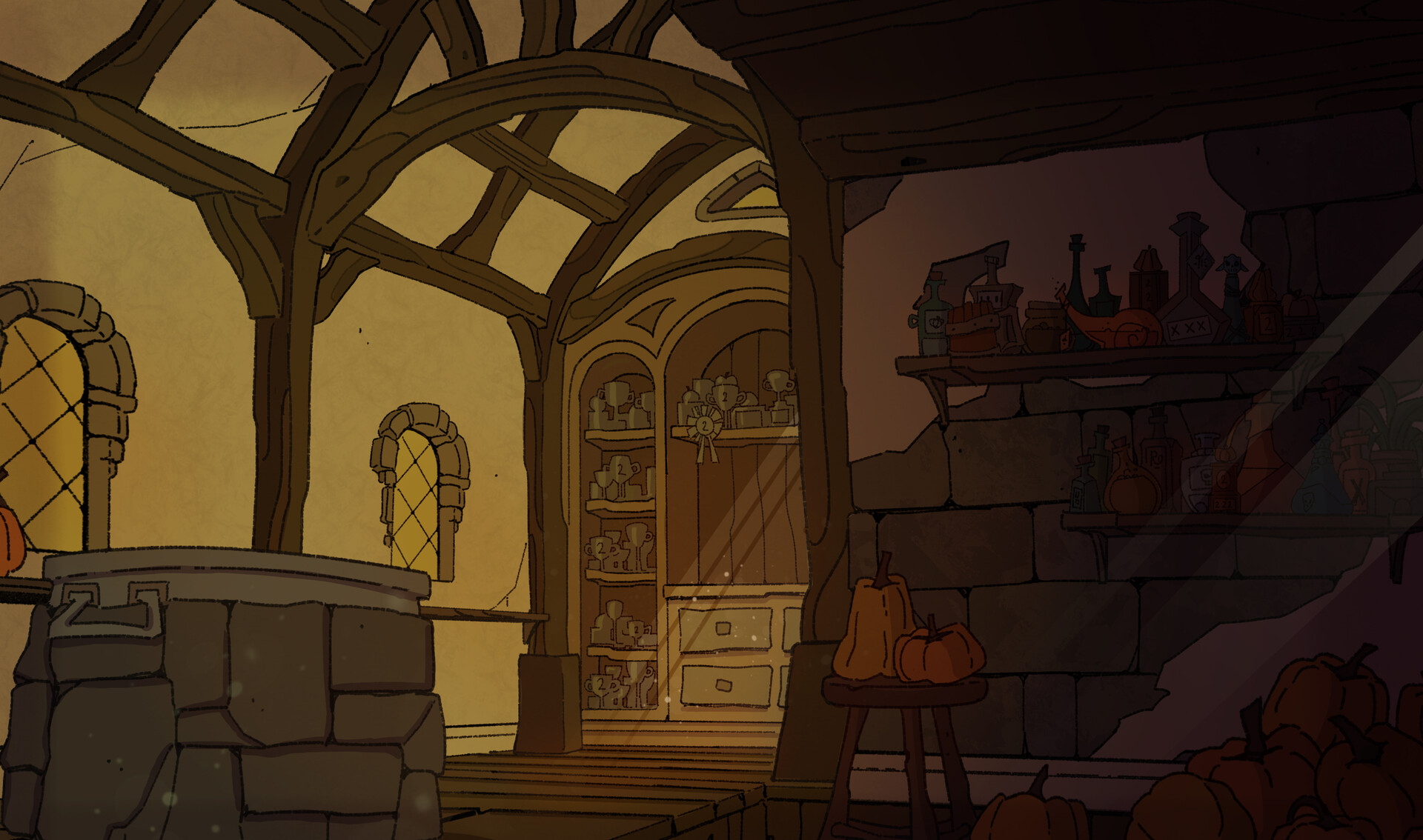 ArtStation - Pumpkin Plot - Background Painter