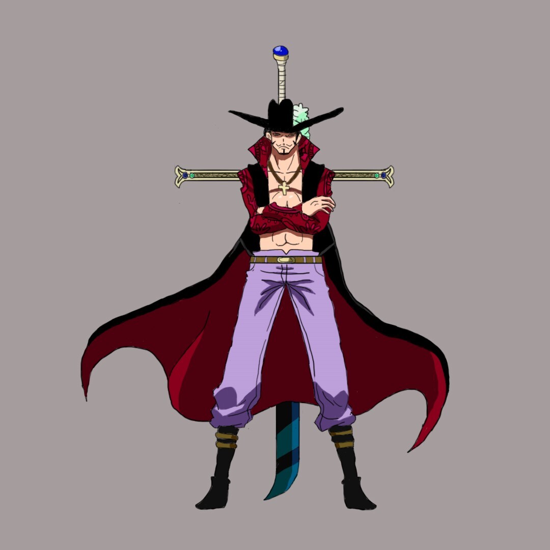 ArtStation - Mihawk from One Piece