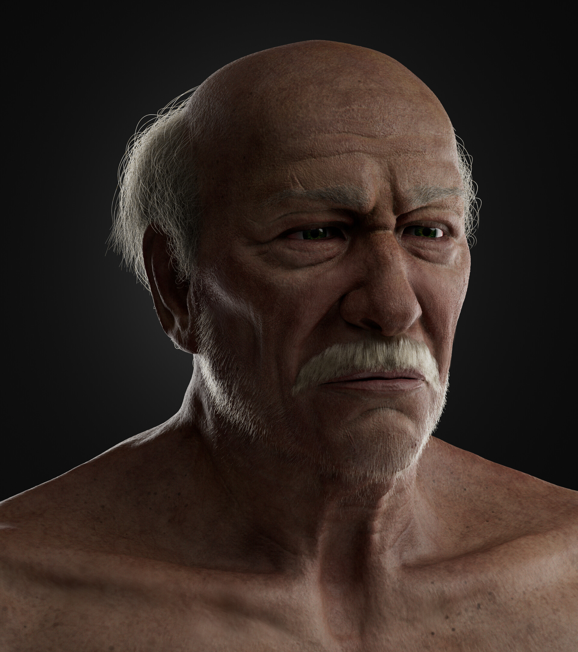 ArtStation - Old Man- Anatomy Study