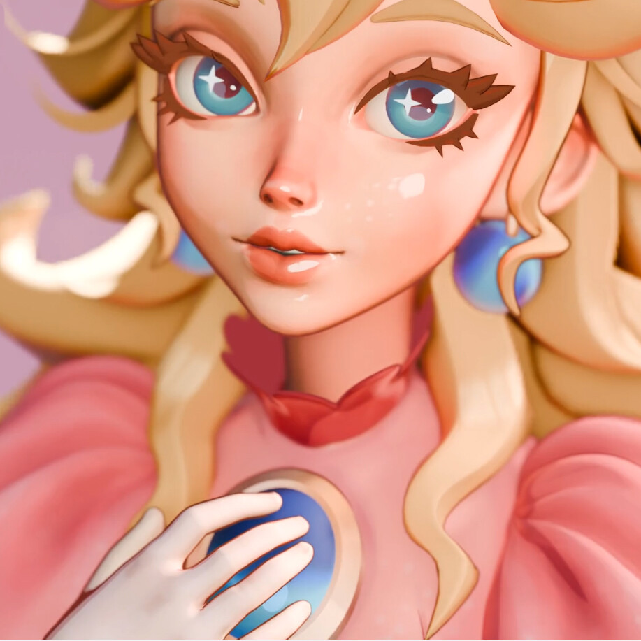ArtStation - Princess Peach Fanart