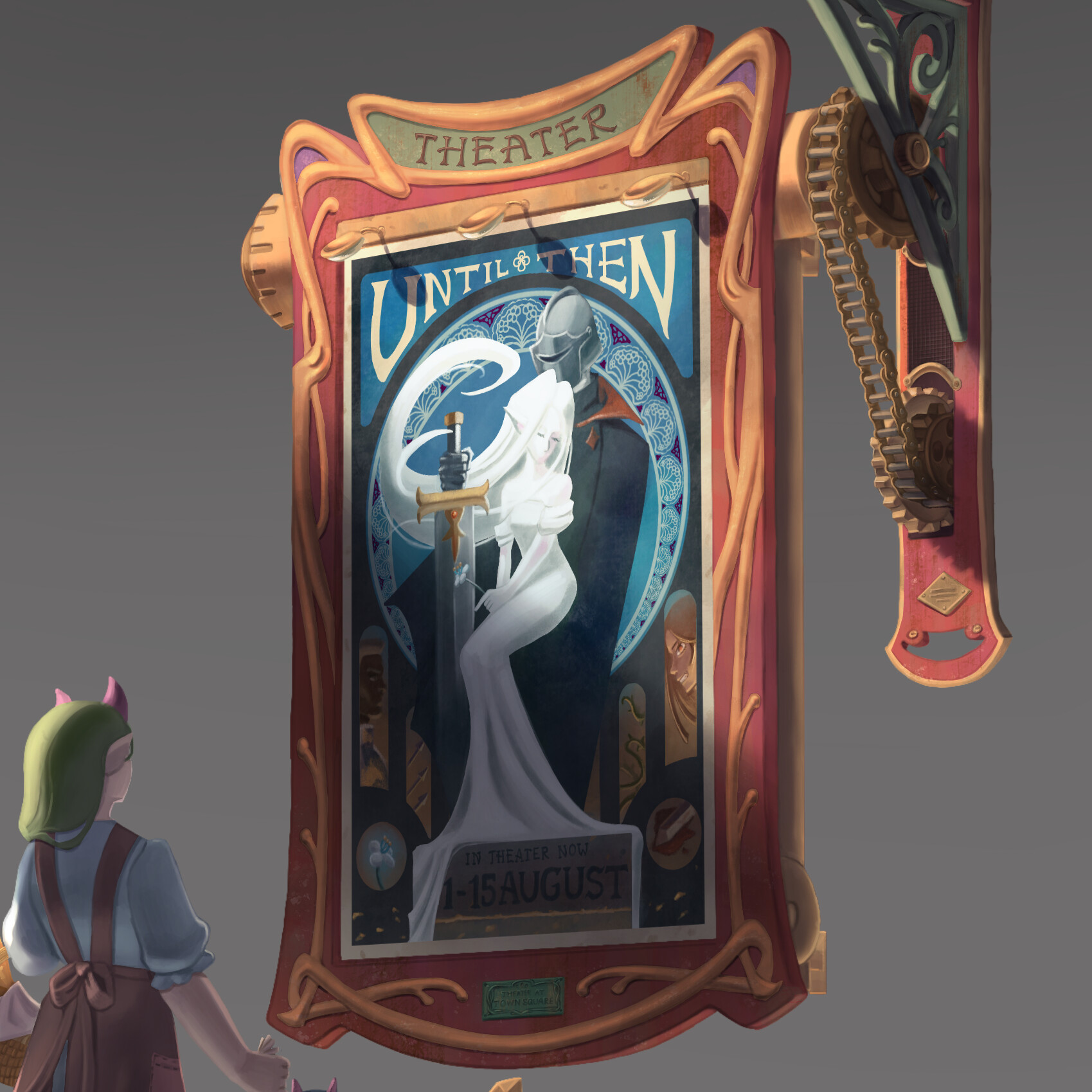 ArtStation - Advertisement in Medieval Fantasy