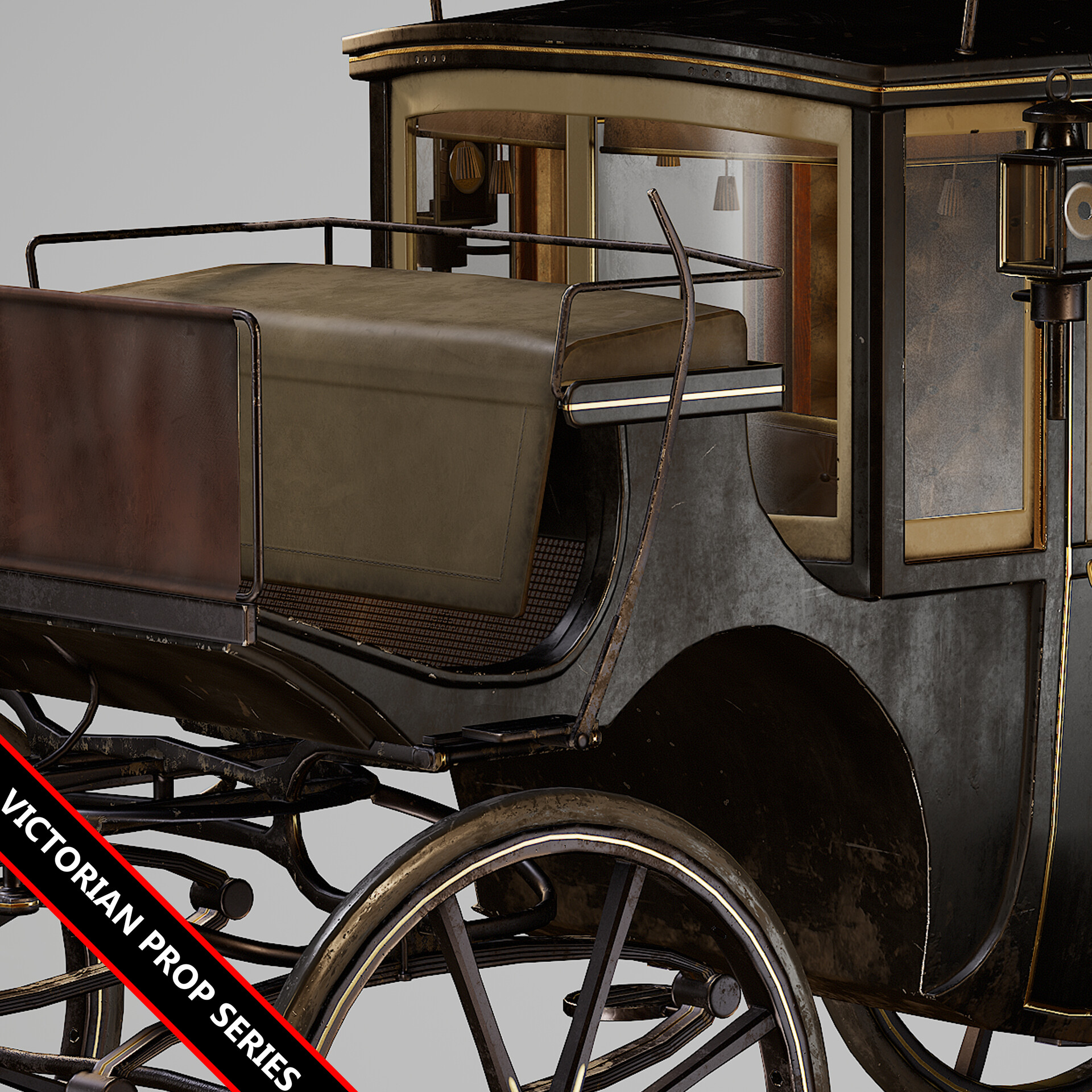 Mark Ashton - Victorian Era Clarence Carriage Prop