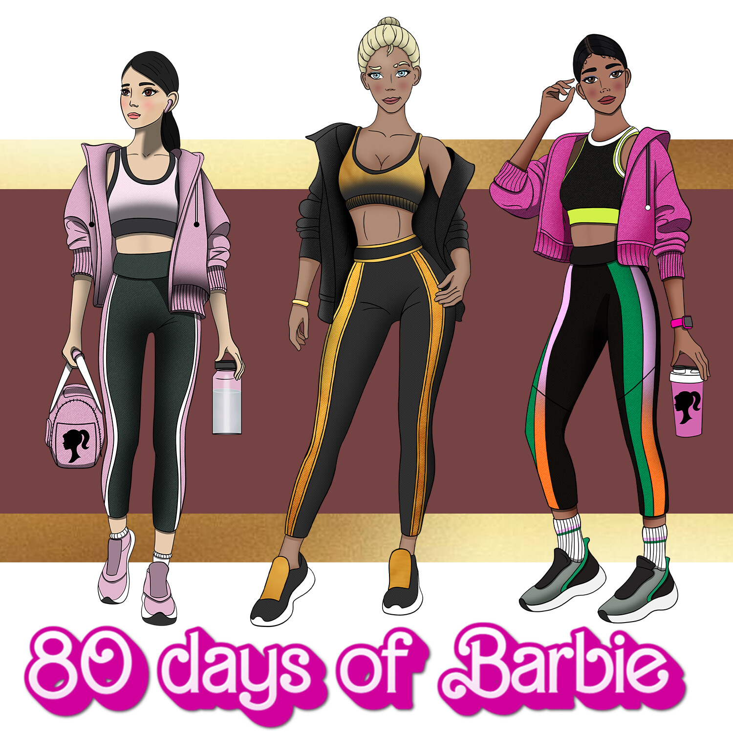 ArtStation - Gym Fit Barbies