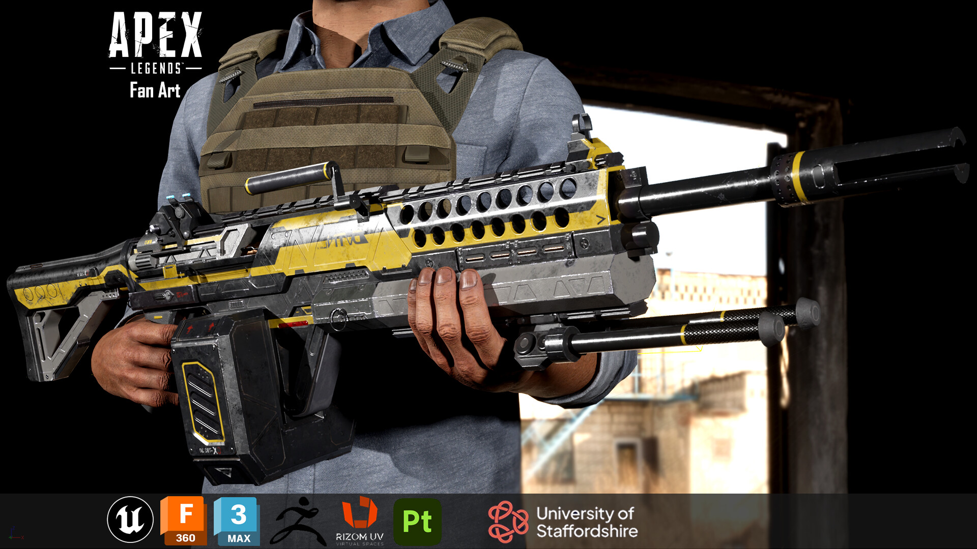 ArtStation - Apex Legends - Devotion LMG Fan Art