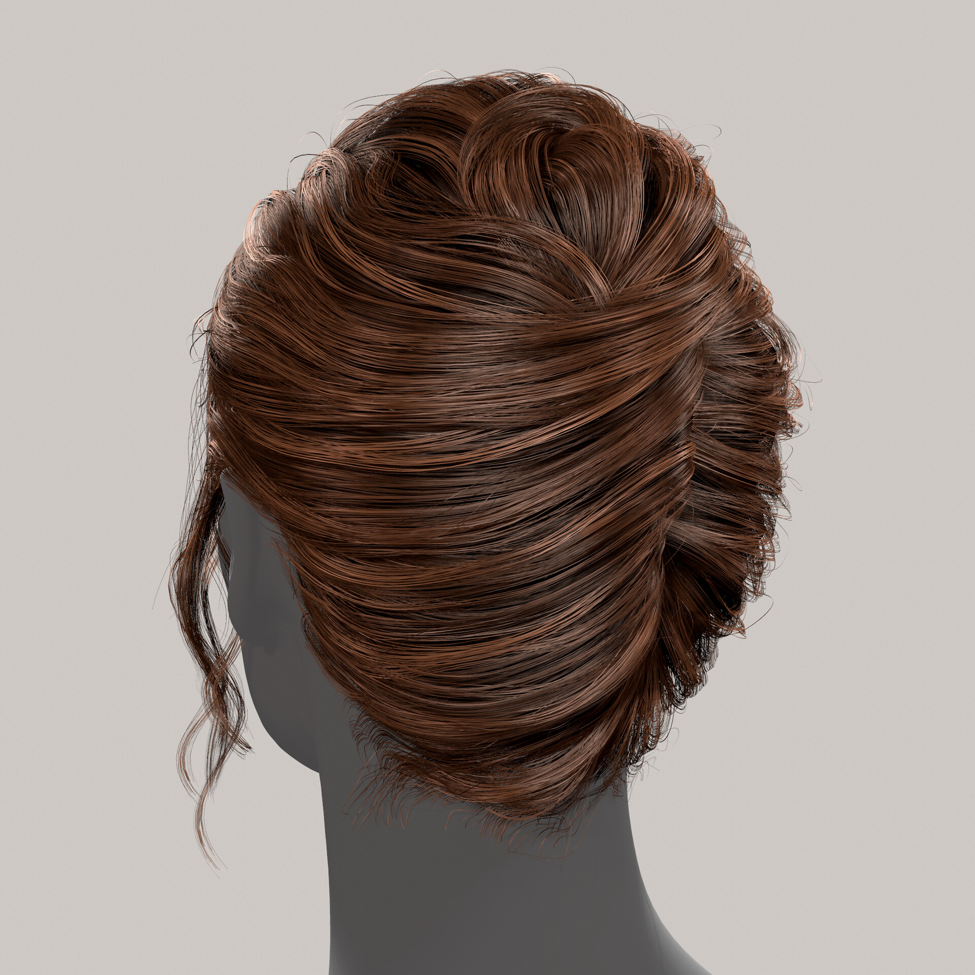 ArtStation - Bridal updo