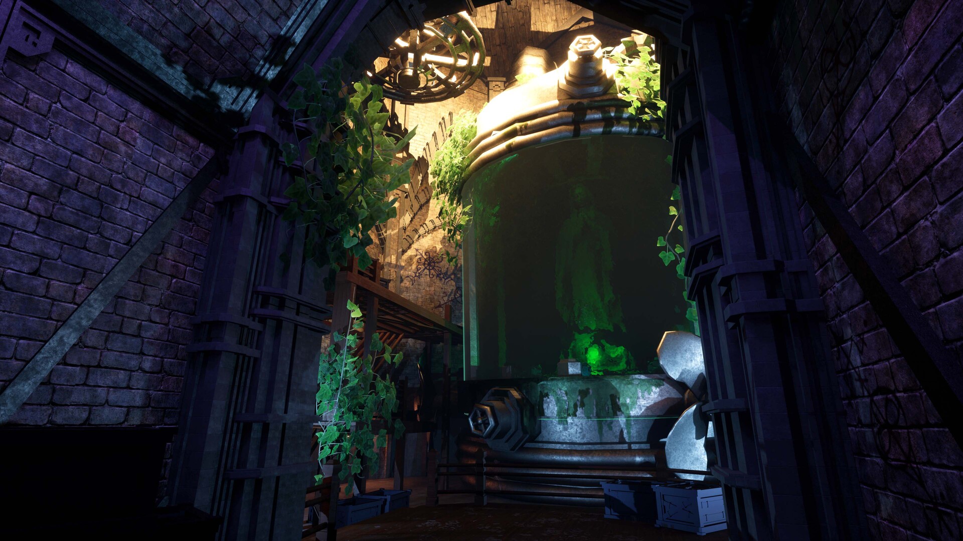 ArtStation - Rustborn corridor