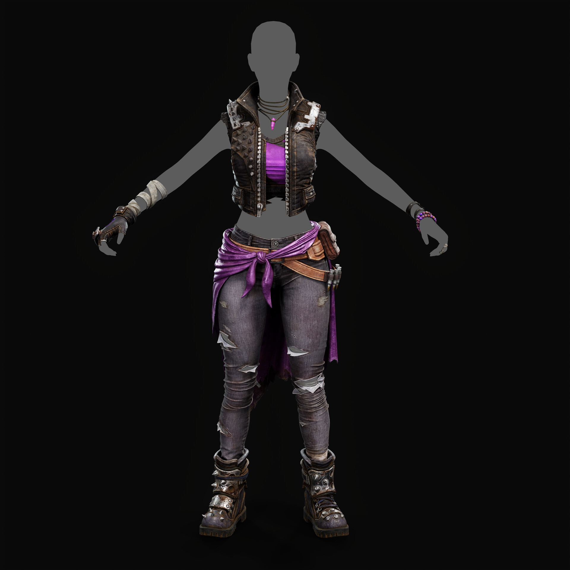 ArtStation - BL3 Amara Outfit