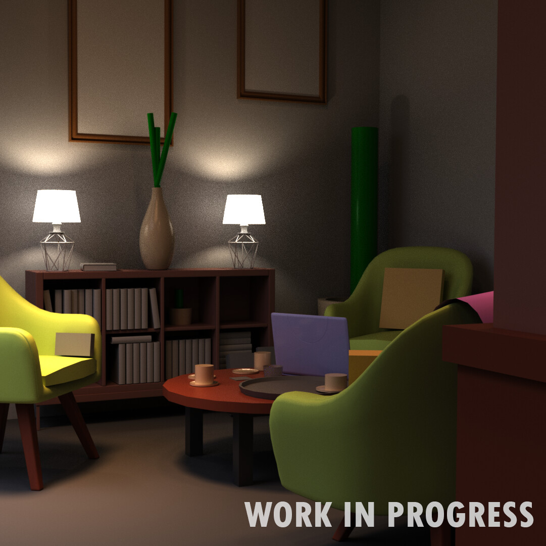 Connor Guthrie - Cozy Cafe - Early Lighting and Geo Block