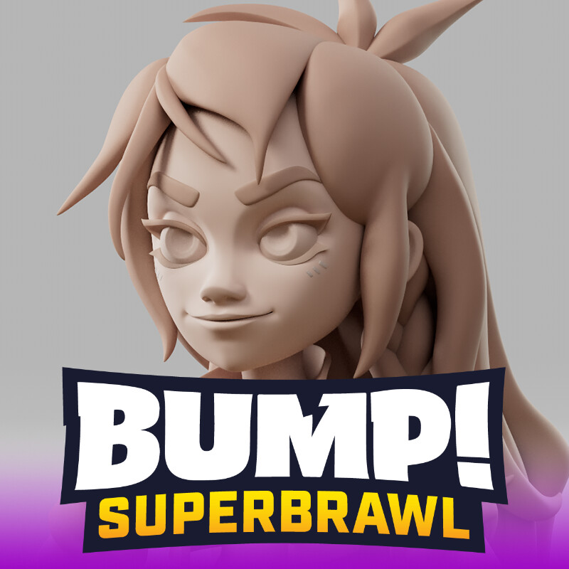 ArtStation - Bōsōzoku PUNZEL for BUMP! Superbrawl
