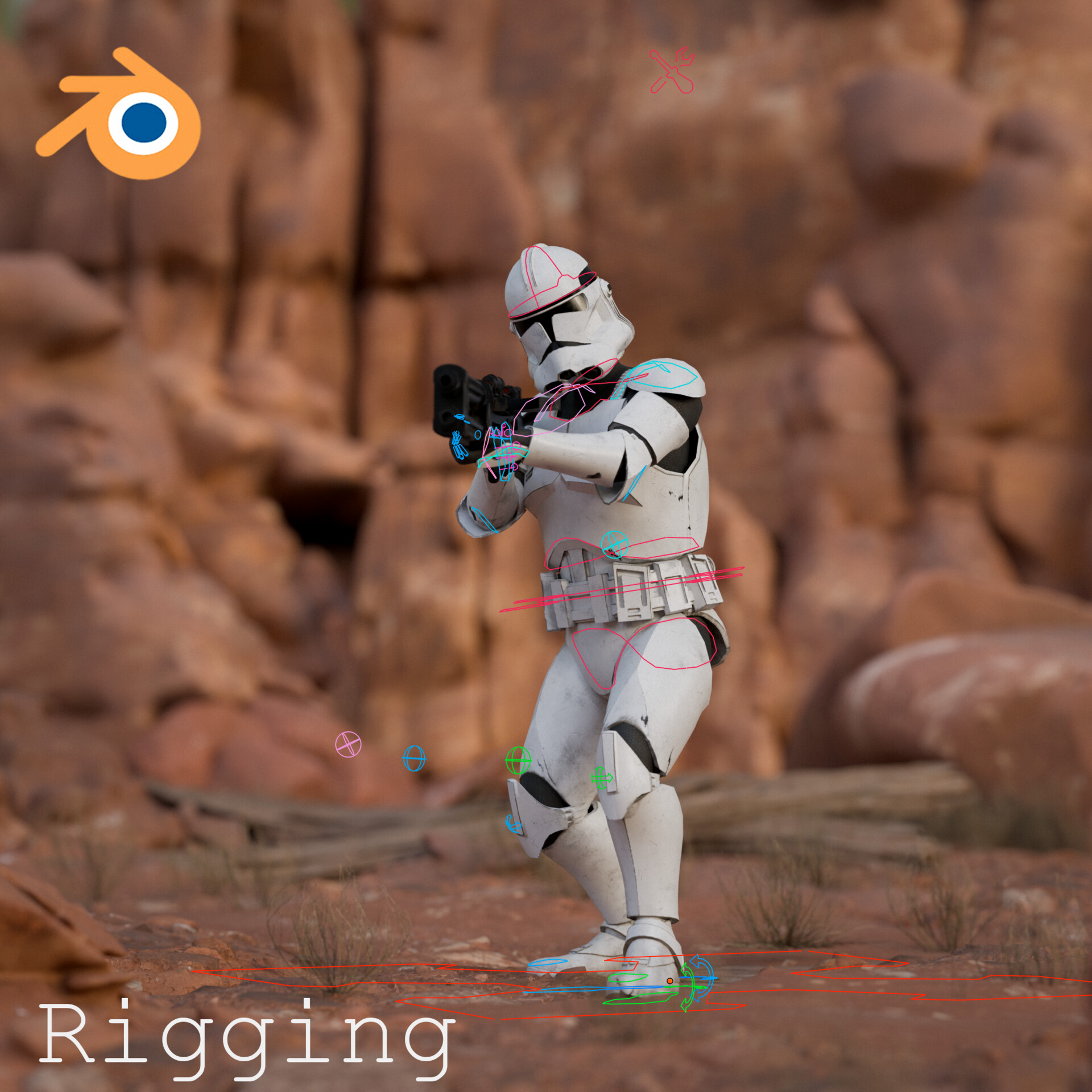 ArtStation - Rigging Stormtrooper