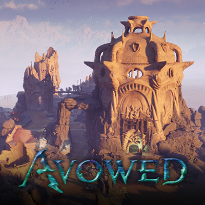 ArtStation - Avowed - Sand Sea Dungeon