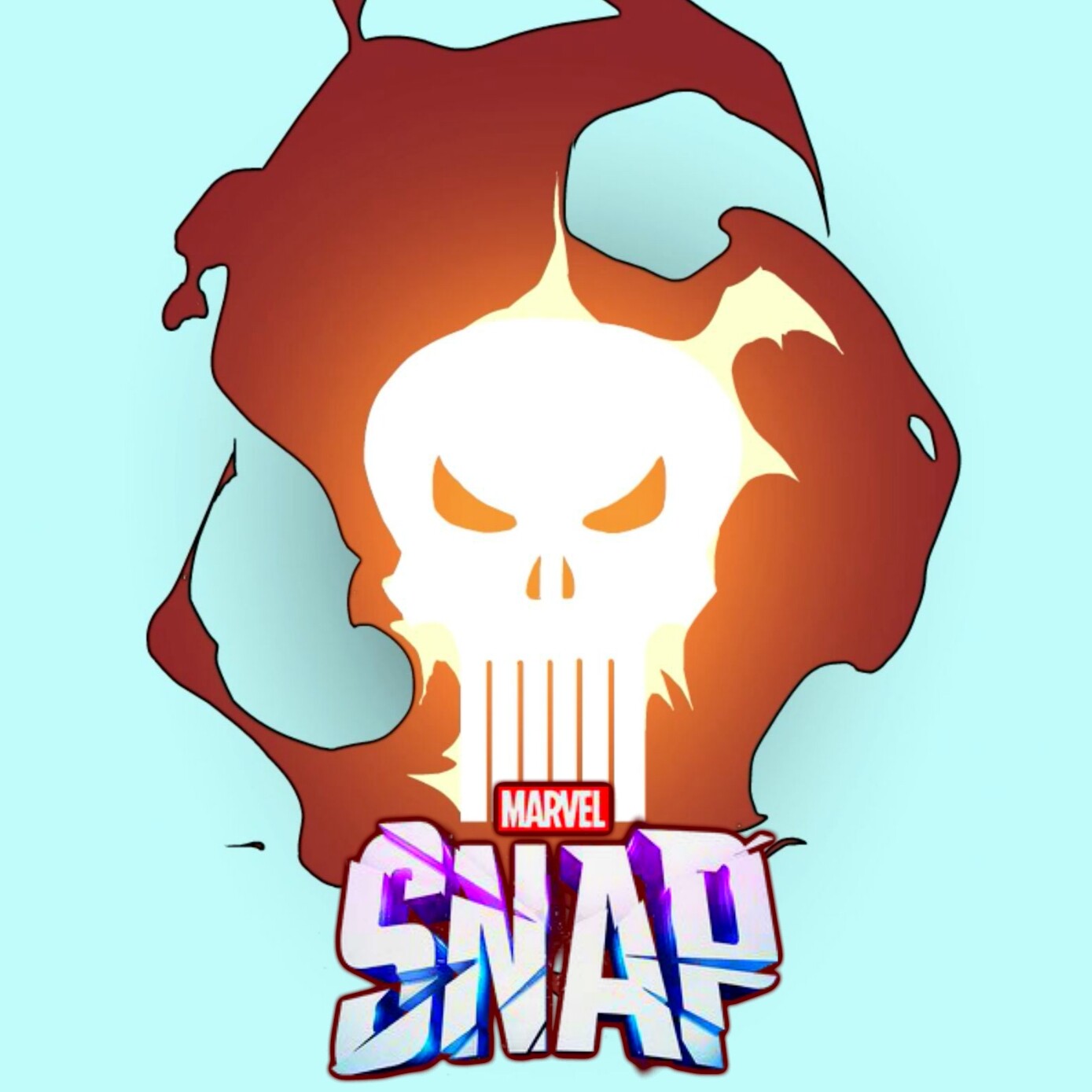 ArtStation - 2D VFX PUNISHER SCULL ANIMATION FOR ''MARVEL SNAP''