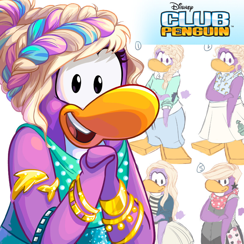 ArtStation - Club Penguin: Character Illustrations