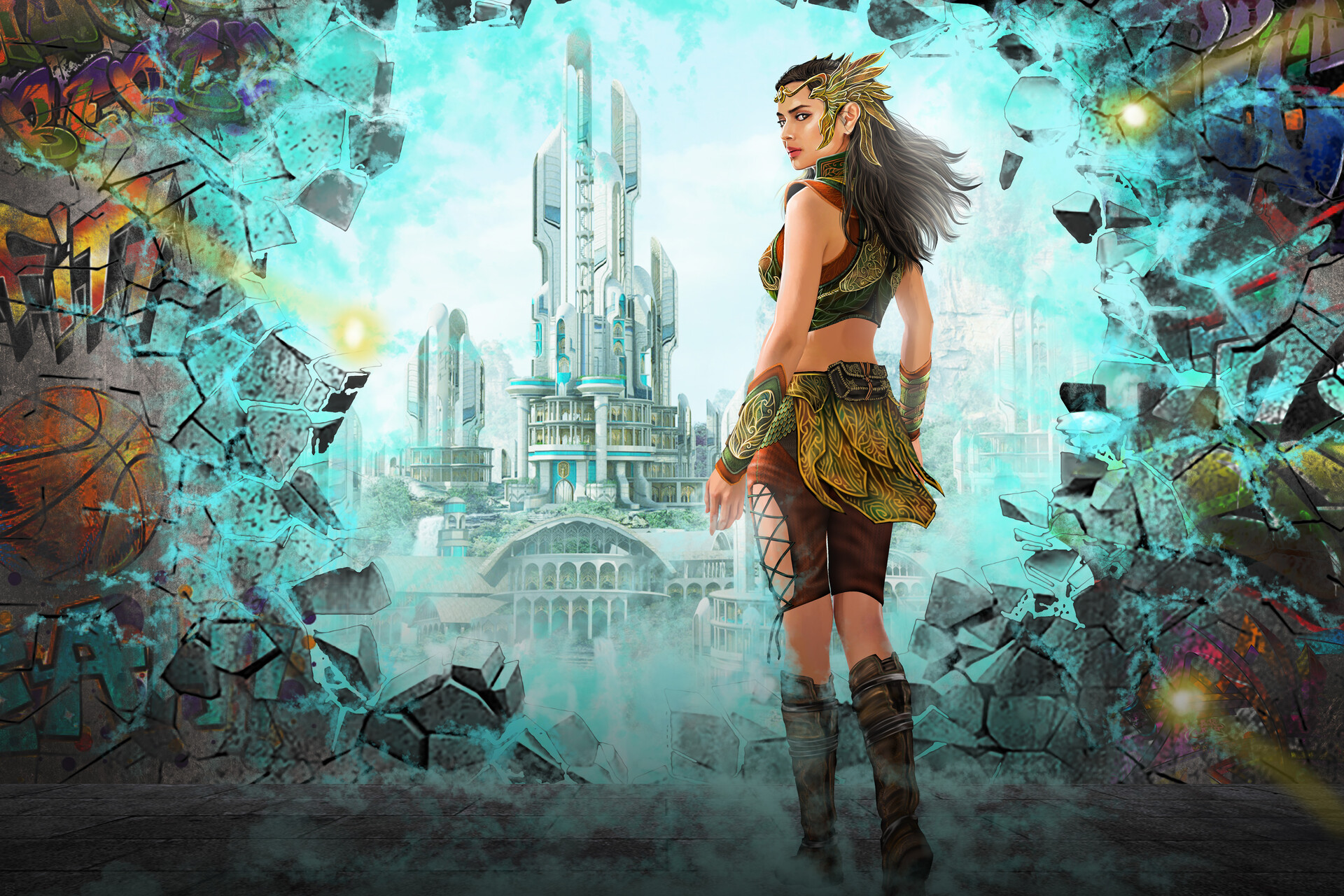 ArtStation - Encantadia Chronicles: Sanggre - Title Card Design