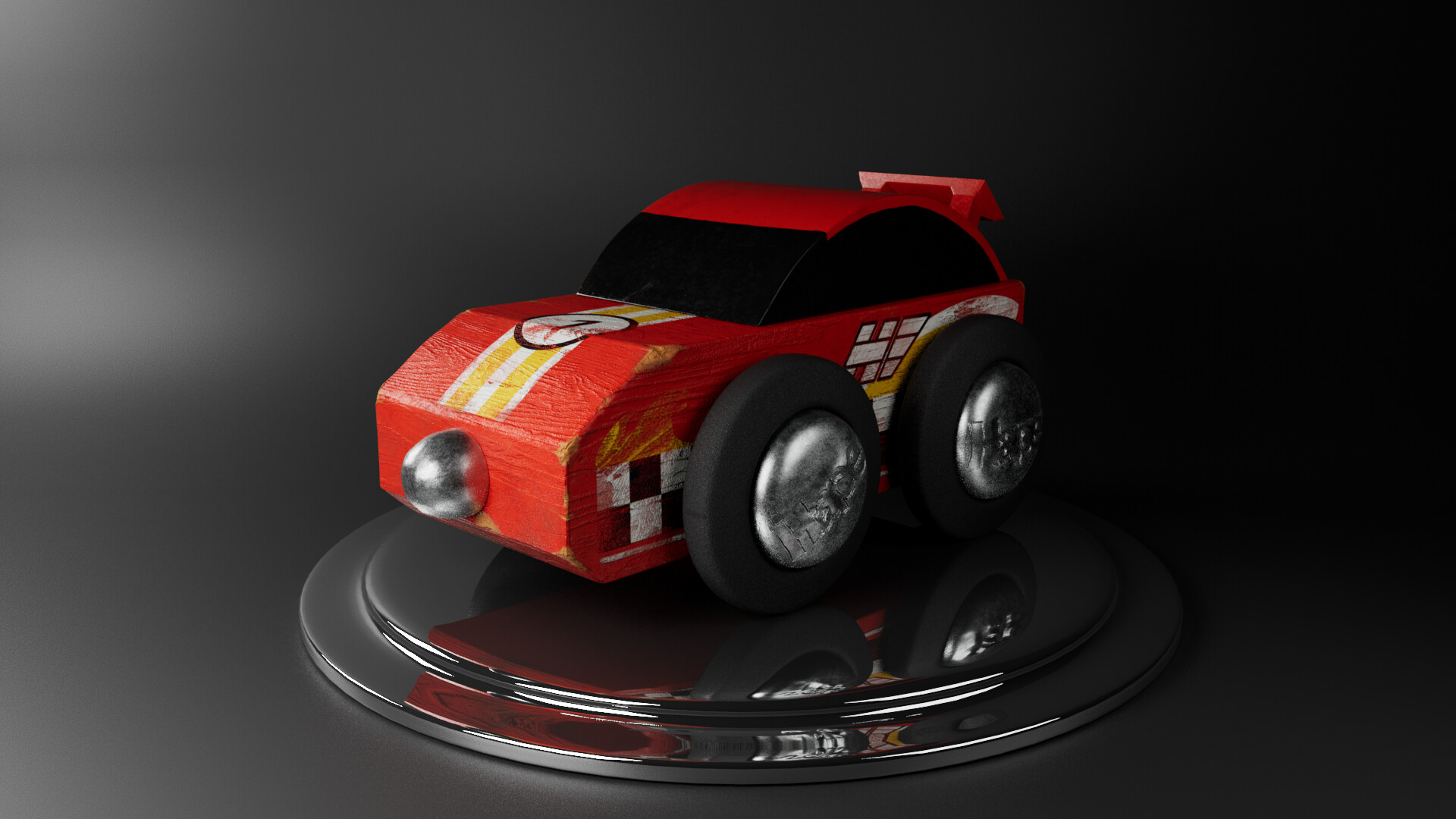 ArtStation - Red Racer Toy