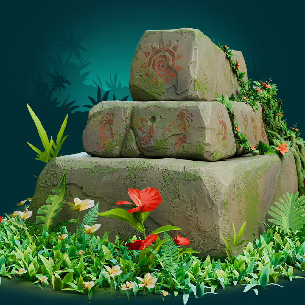 ArtStation - Ancient Temple Stones