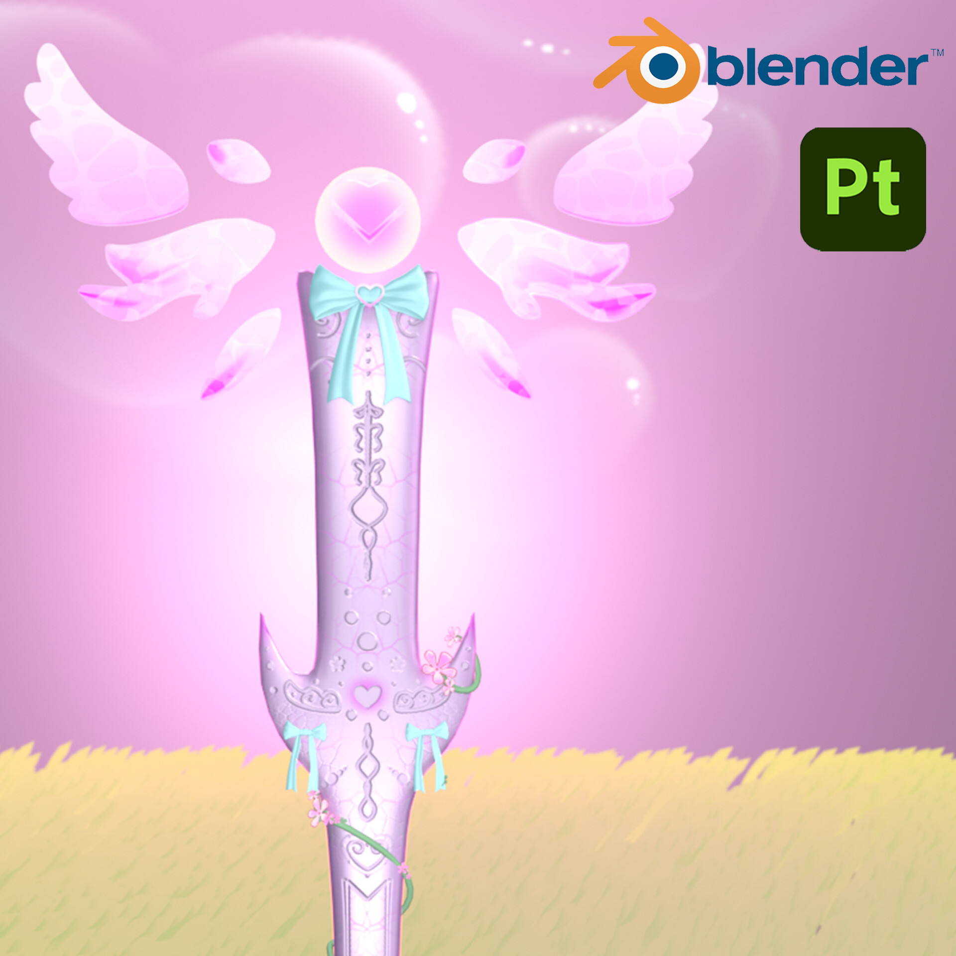 ArtStation - Magical sword - 3D Animation