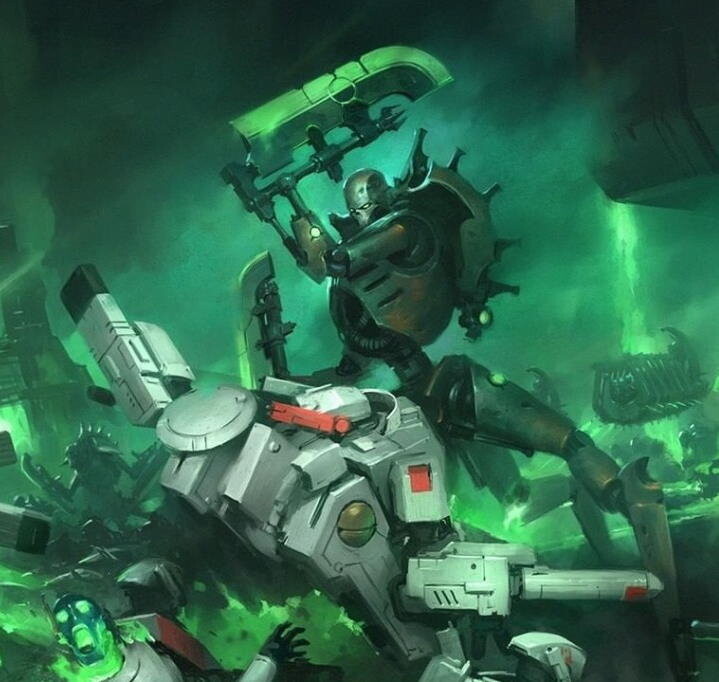 ArtStation - Warhammer 40k - Necrons vs Tau