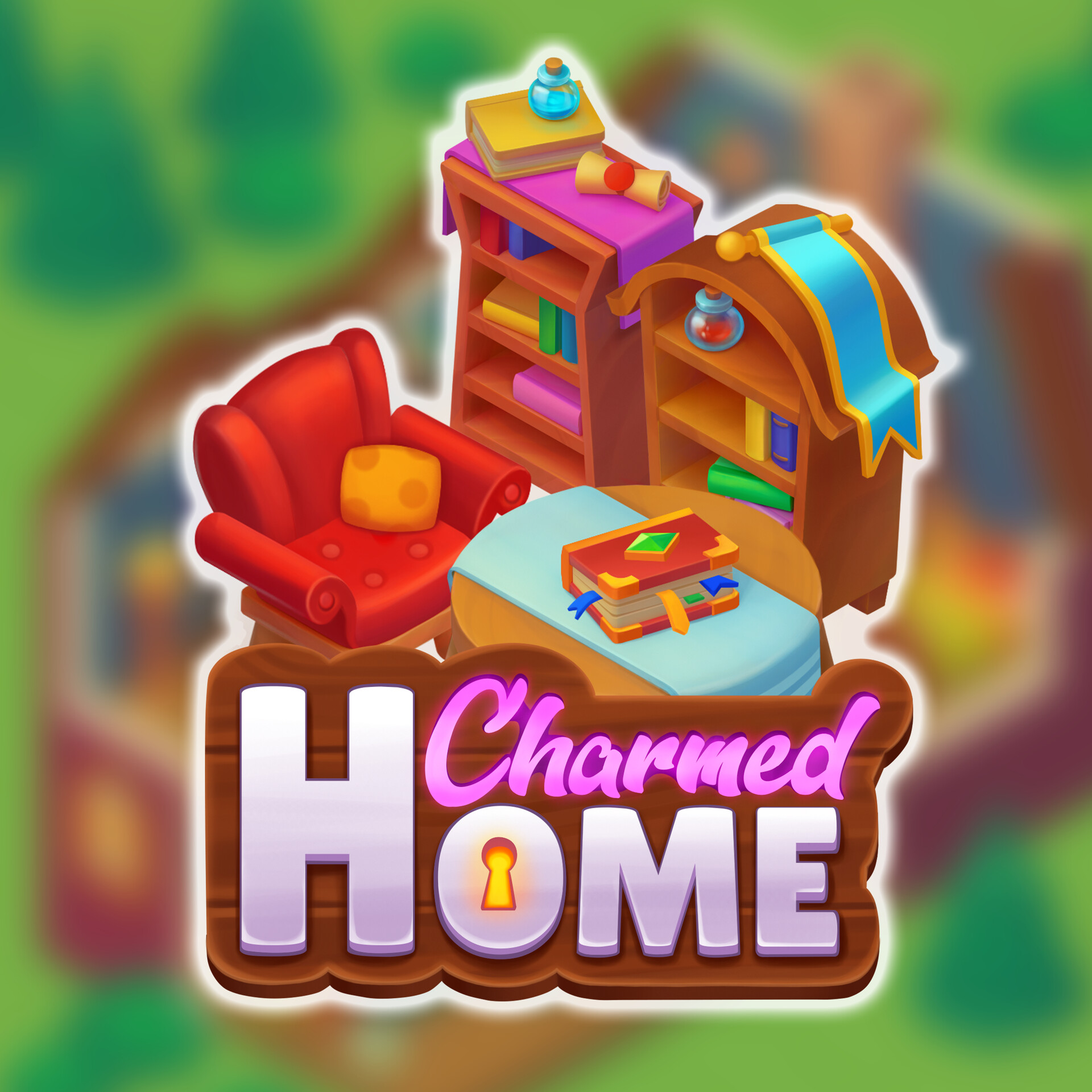 ArtStation - Location for the game "Charmed Home"