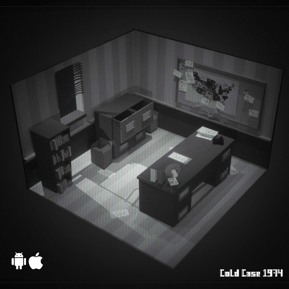 ArtStation - Cold Case 1974 (Fictional mobile project)