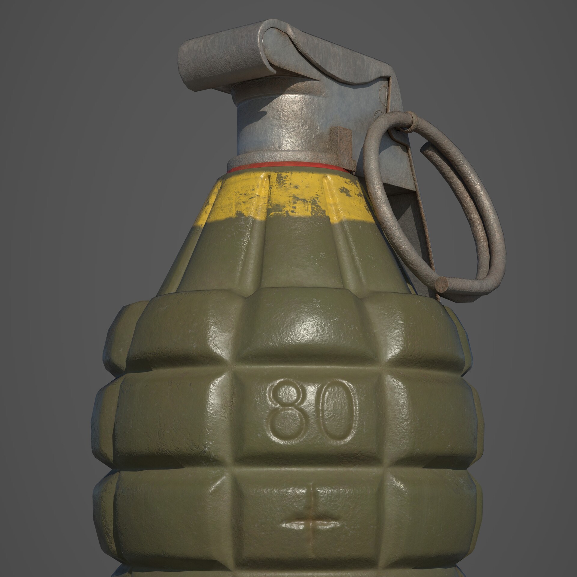 ArtStation - Mkll hand grenade - ww2 University texturing assignment