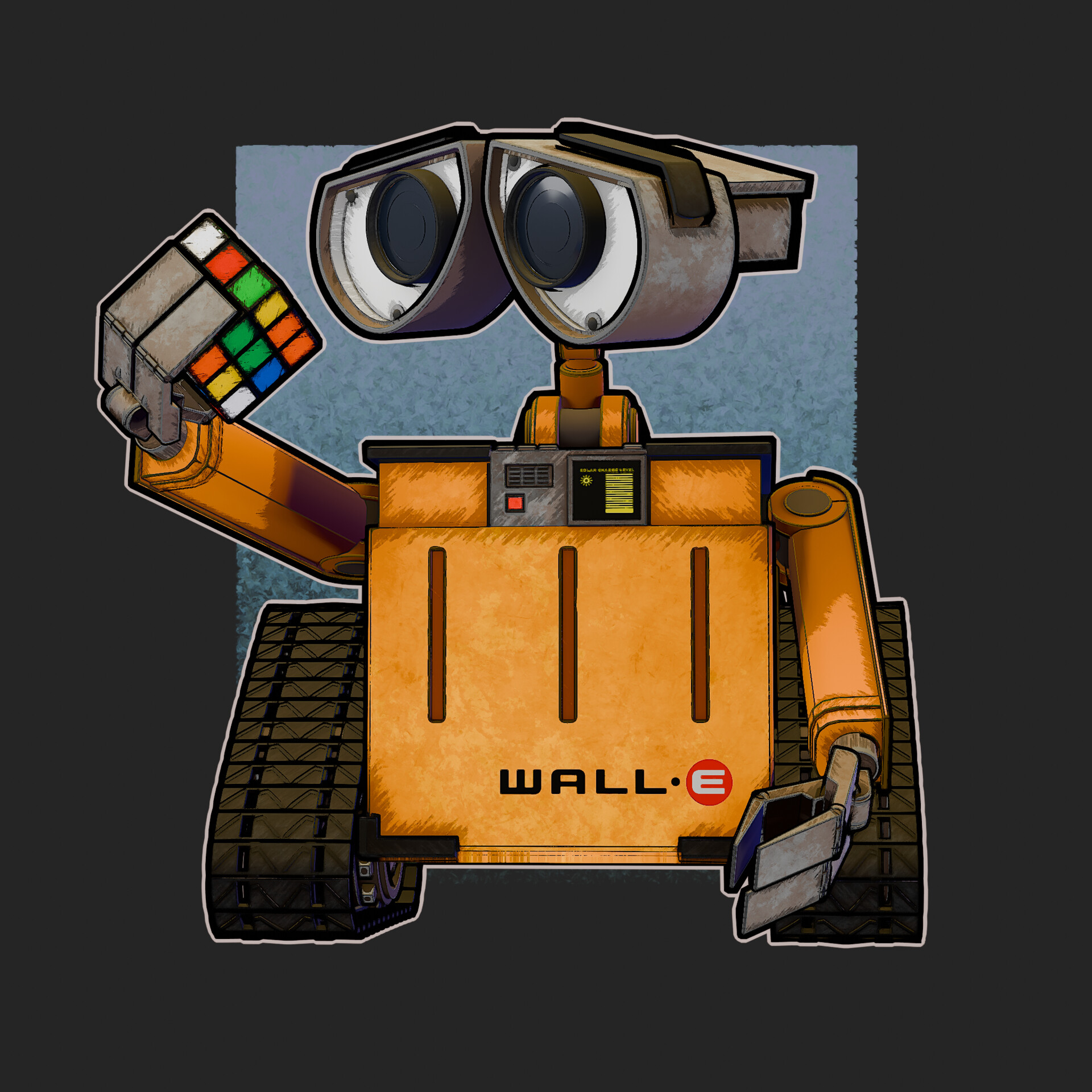 ArtStation - Wall-E UDIM Practice