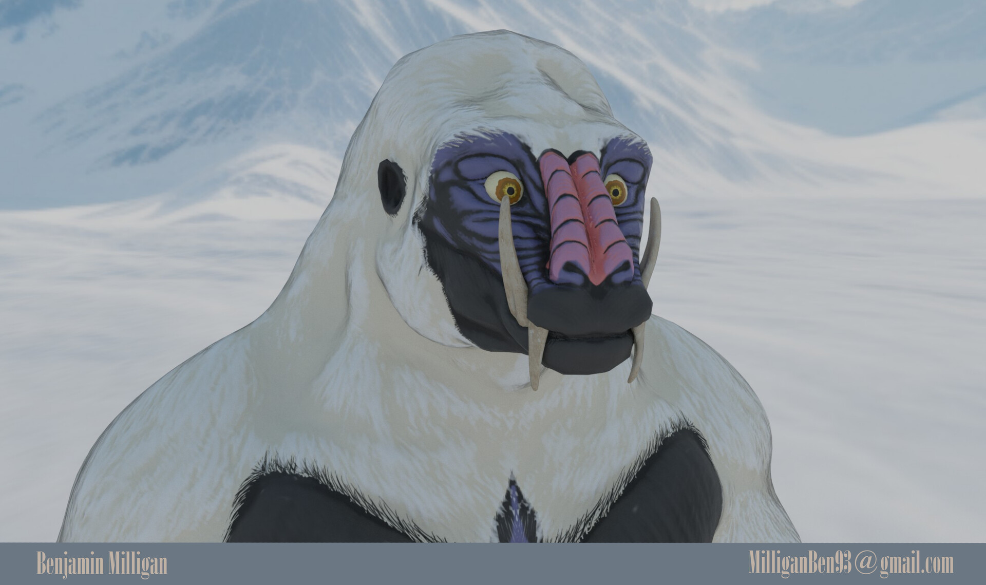 ArtStation - Yeti Character Sculpt