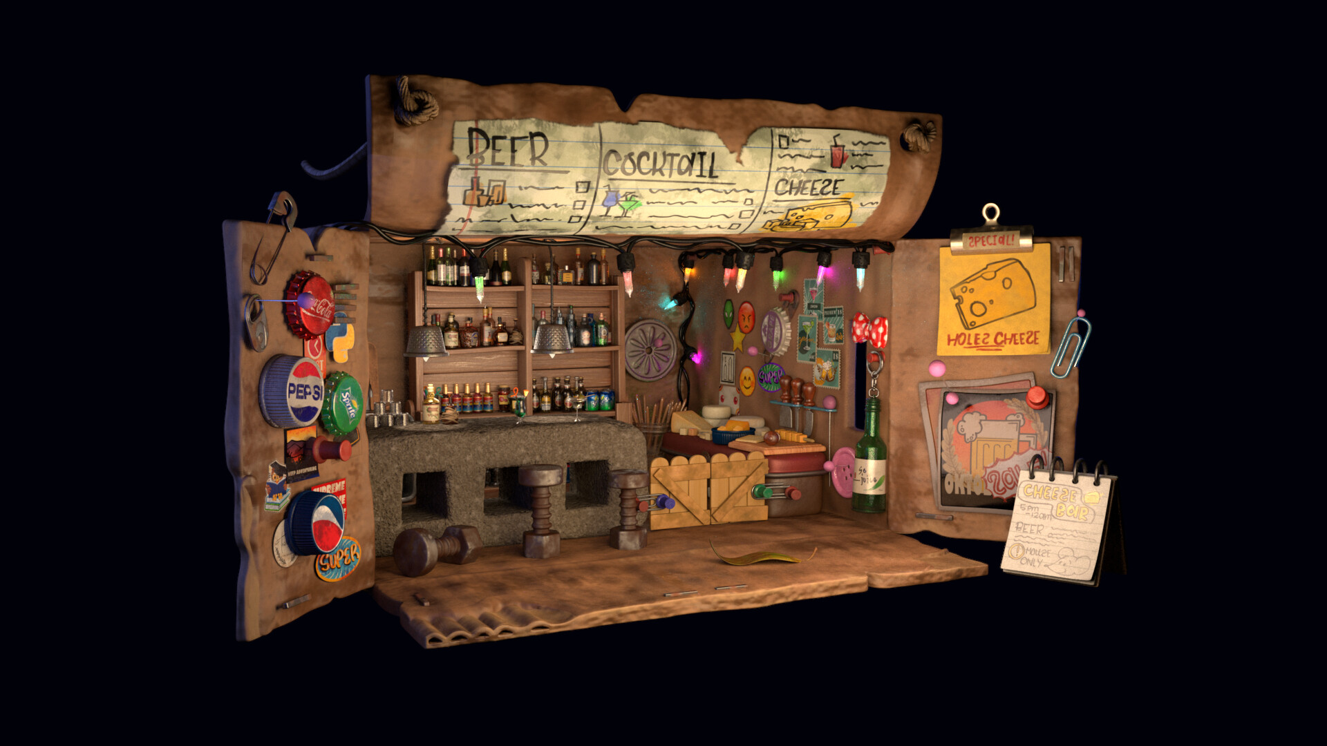 ArtStation - The Cheese Bar