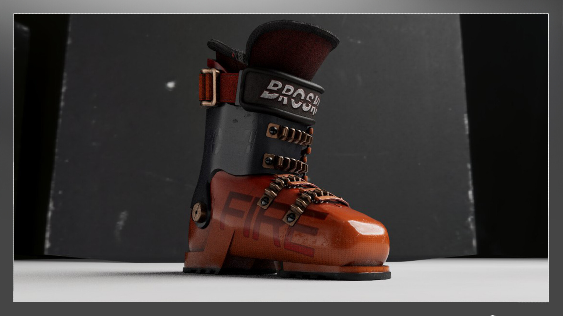 ArtStation - Ski Boot 3D Model
