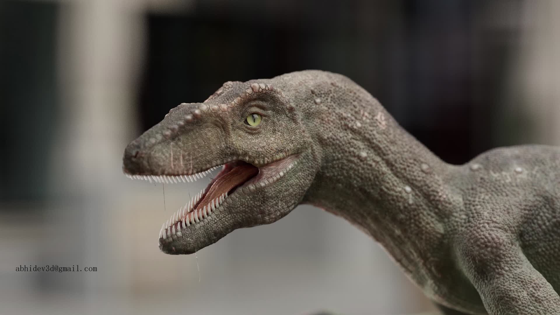 ArtStation - Realistic Raptor - 3D Model & Lookdev/Renders