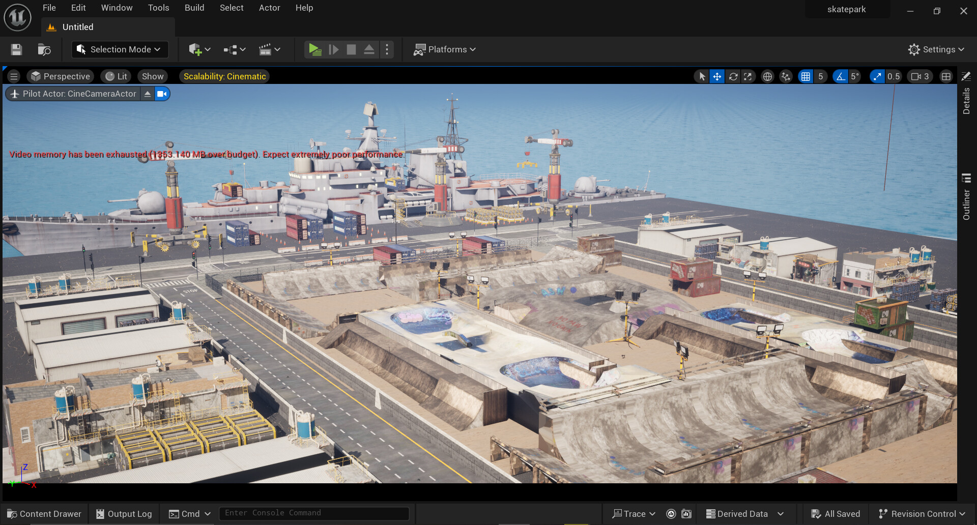 ArtStation - Skate Park Environment