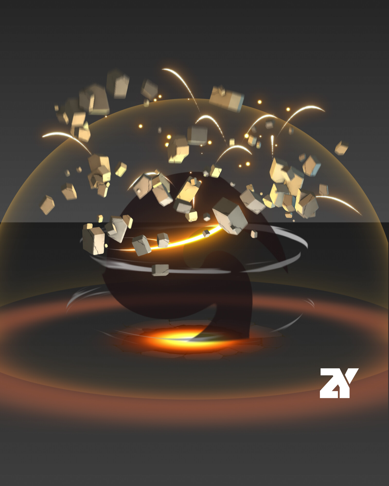 ArtStation - Explosive Rocks 2