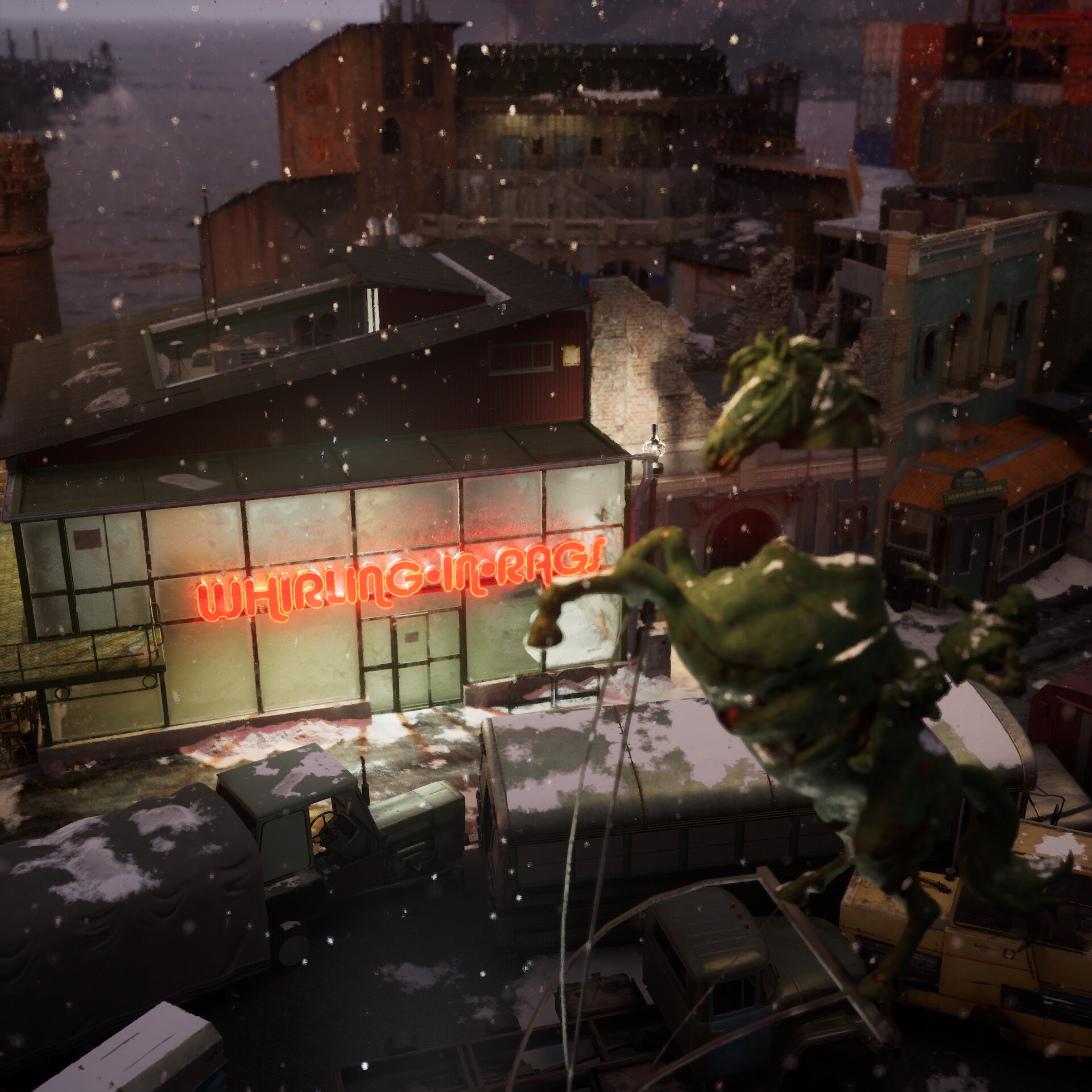 ArtStation - MARTINAISE WATERFRONT - Disco Elysium fan art - UE5