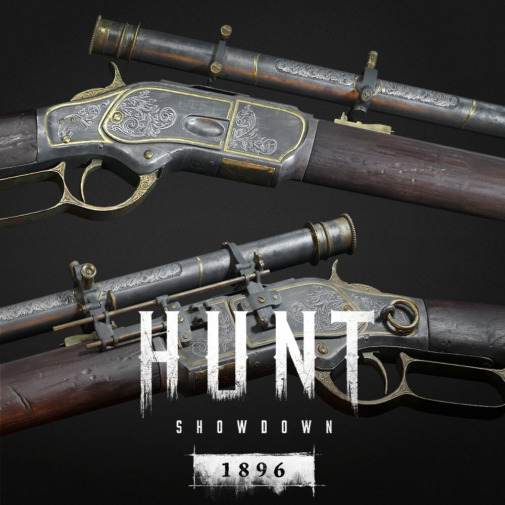ArtStation - Weapon 3D Models for Hunt: Showdown