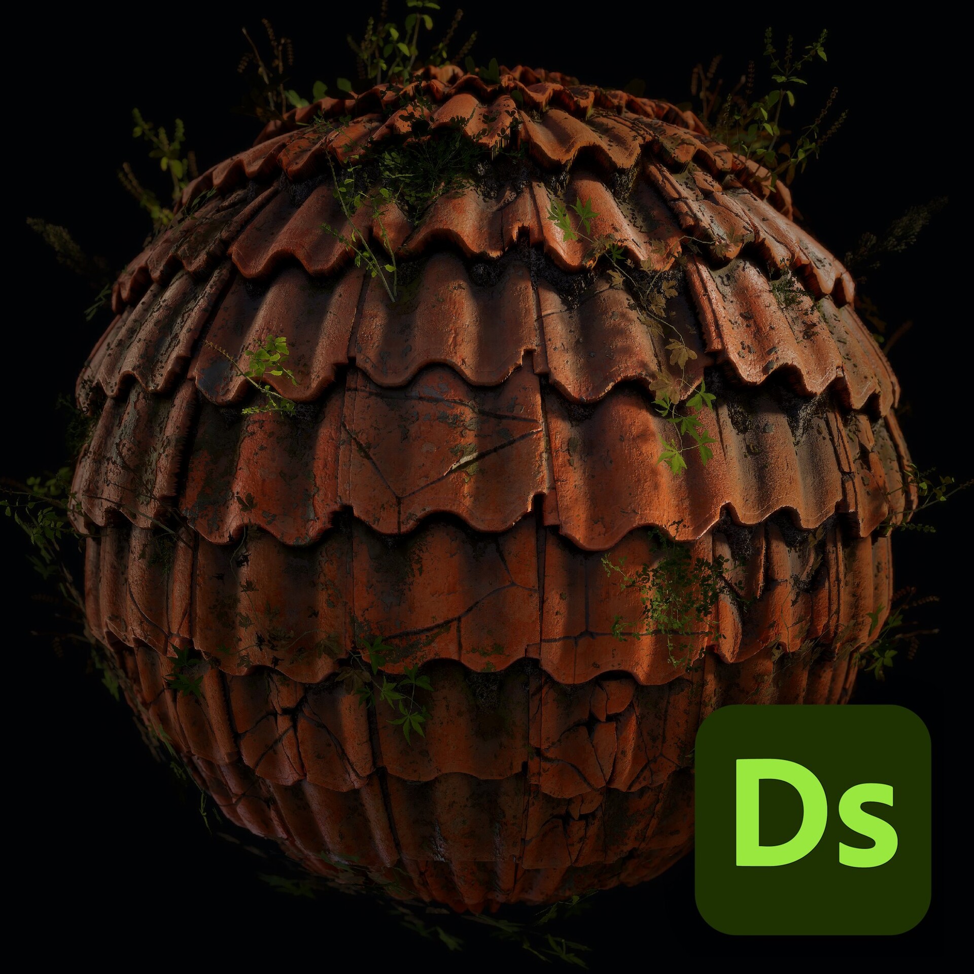 ArtStation - Roof Tiles Material