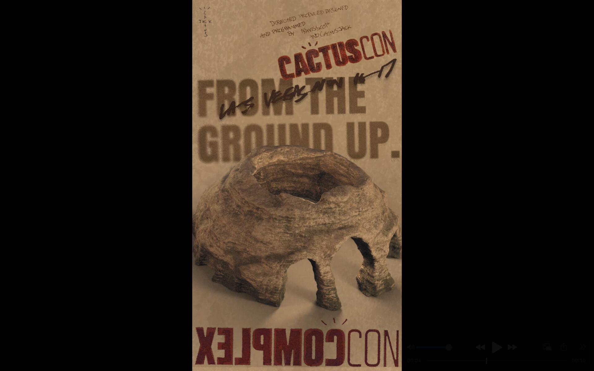 ArtStation - Cactus Jack x ComplexCon 3D Poster