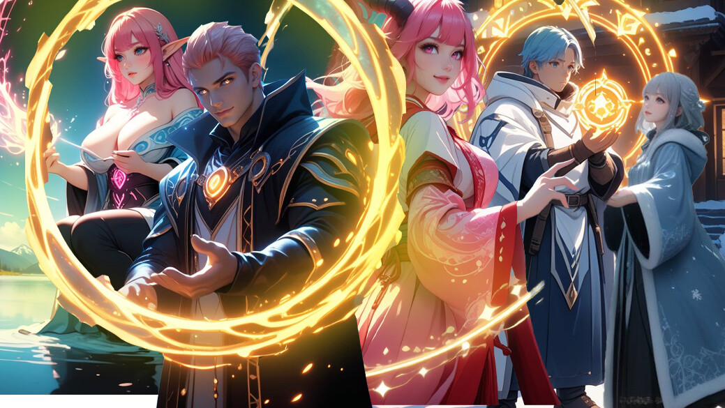 ArtStation - 525 Spellbinding Fantasy Character Poses Outfit Character Design Reference Art V1 ...