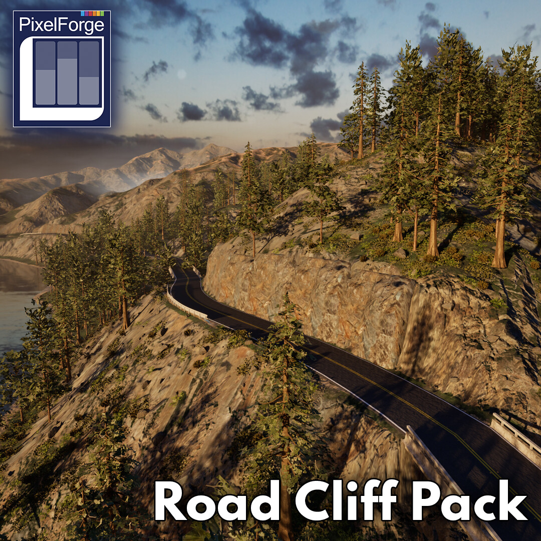 ArtStation - Road Cliff Pack