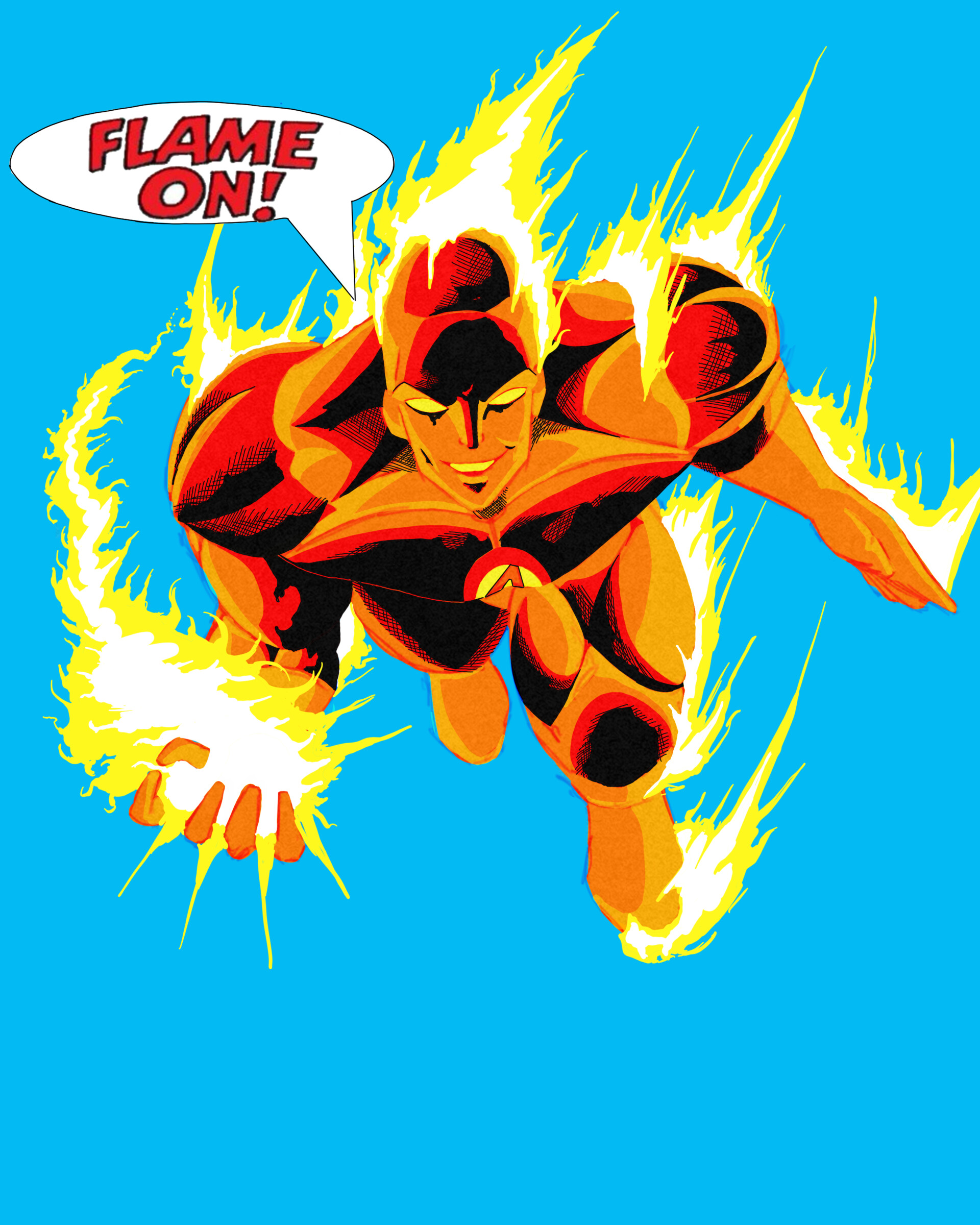 ArtStation - flame on by @popcron940 (me)