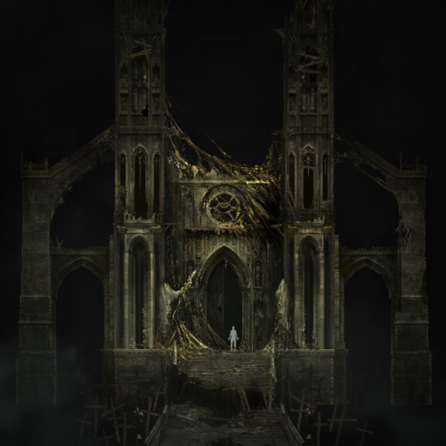 ArtStation - Cathedral Entrance - Building Concept Art - Project AURUM