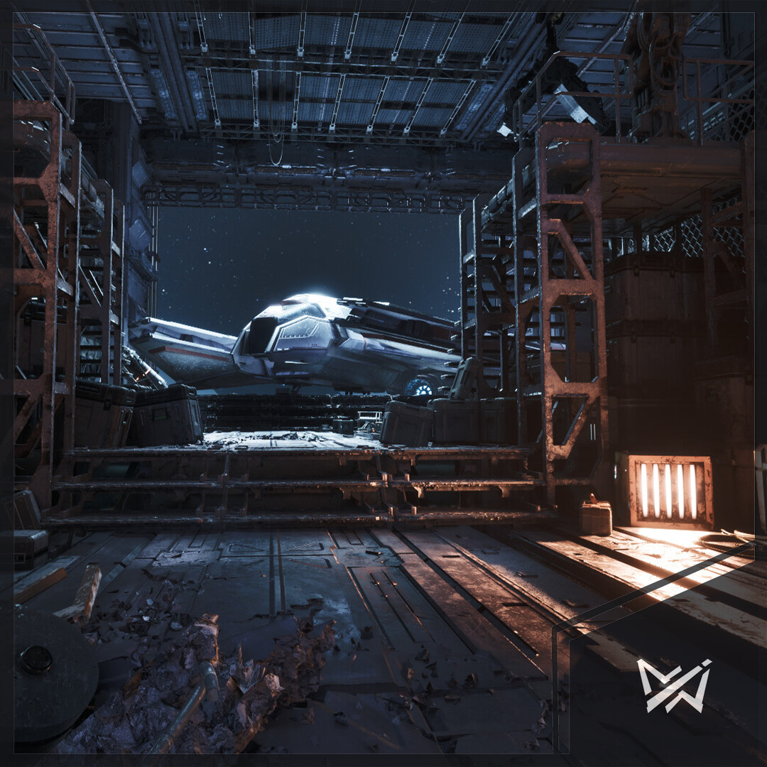 ArtStation - Sci-Fi Battleship Station: Part 3 - UE5 | Gamedev Bootcamp | Isaev Workshop