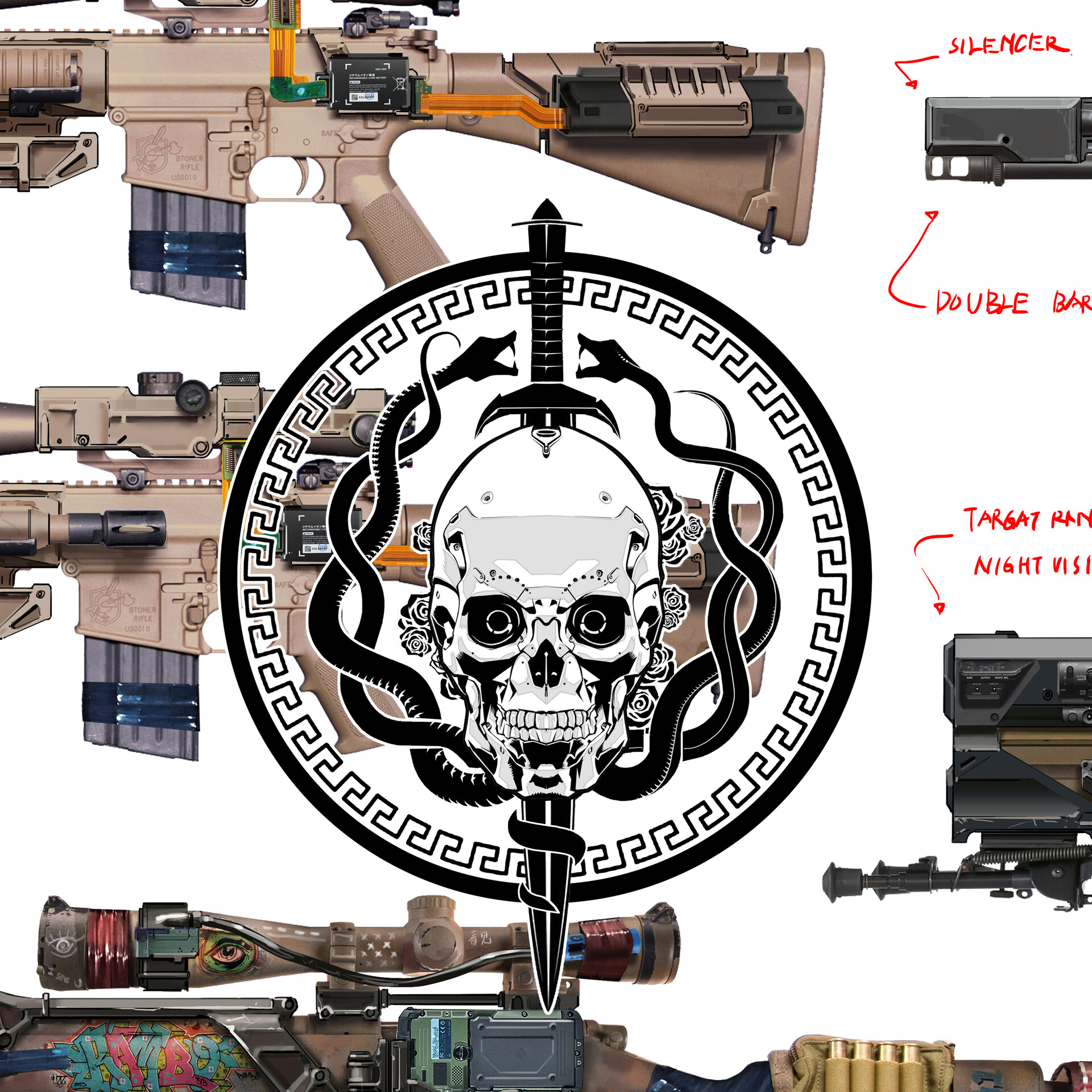 ArtStation - Canceled Unannounced project - Sniper Gun