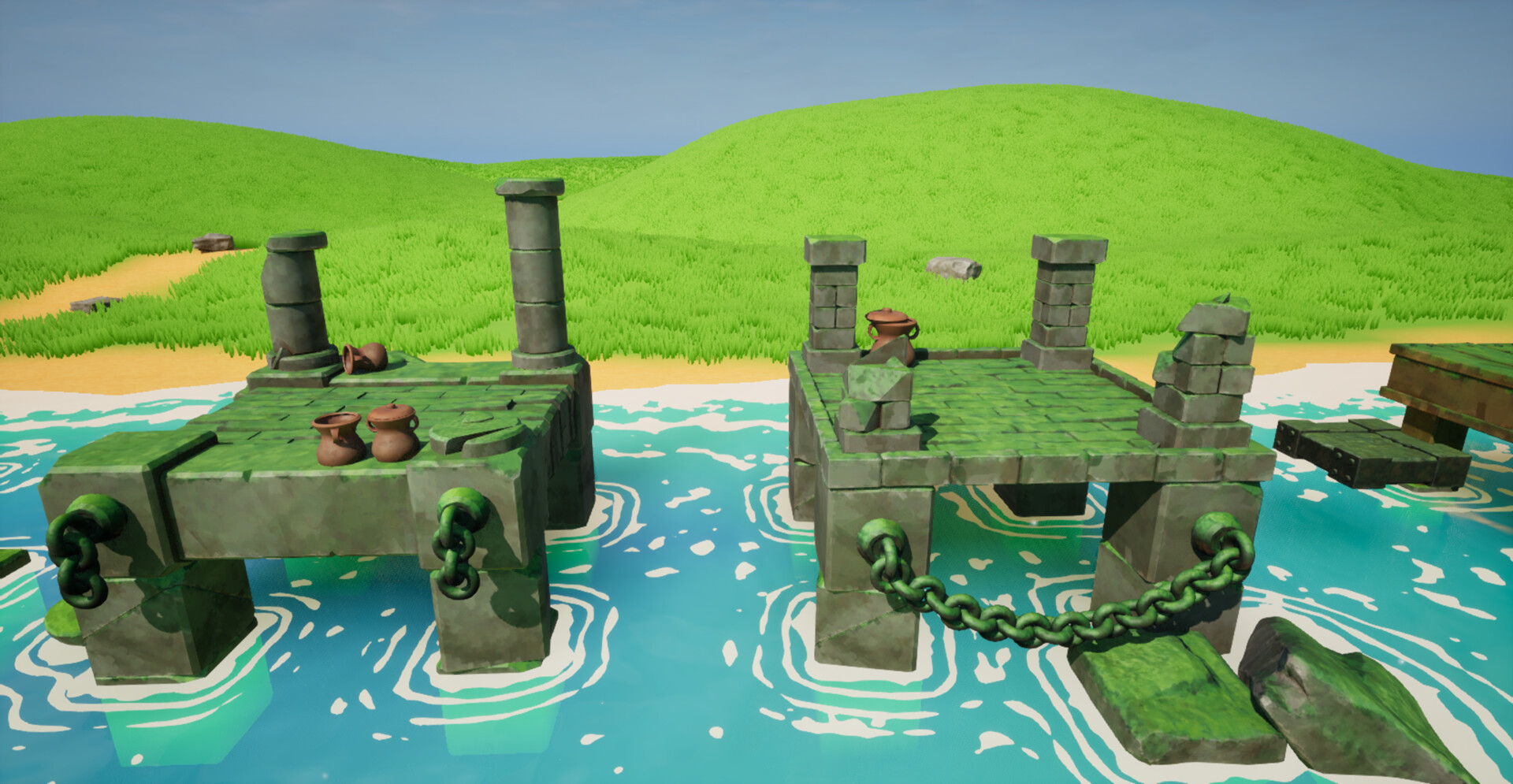 ArtStation - 2.5D Modular Platformer Assets