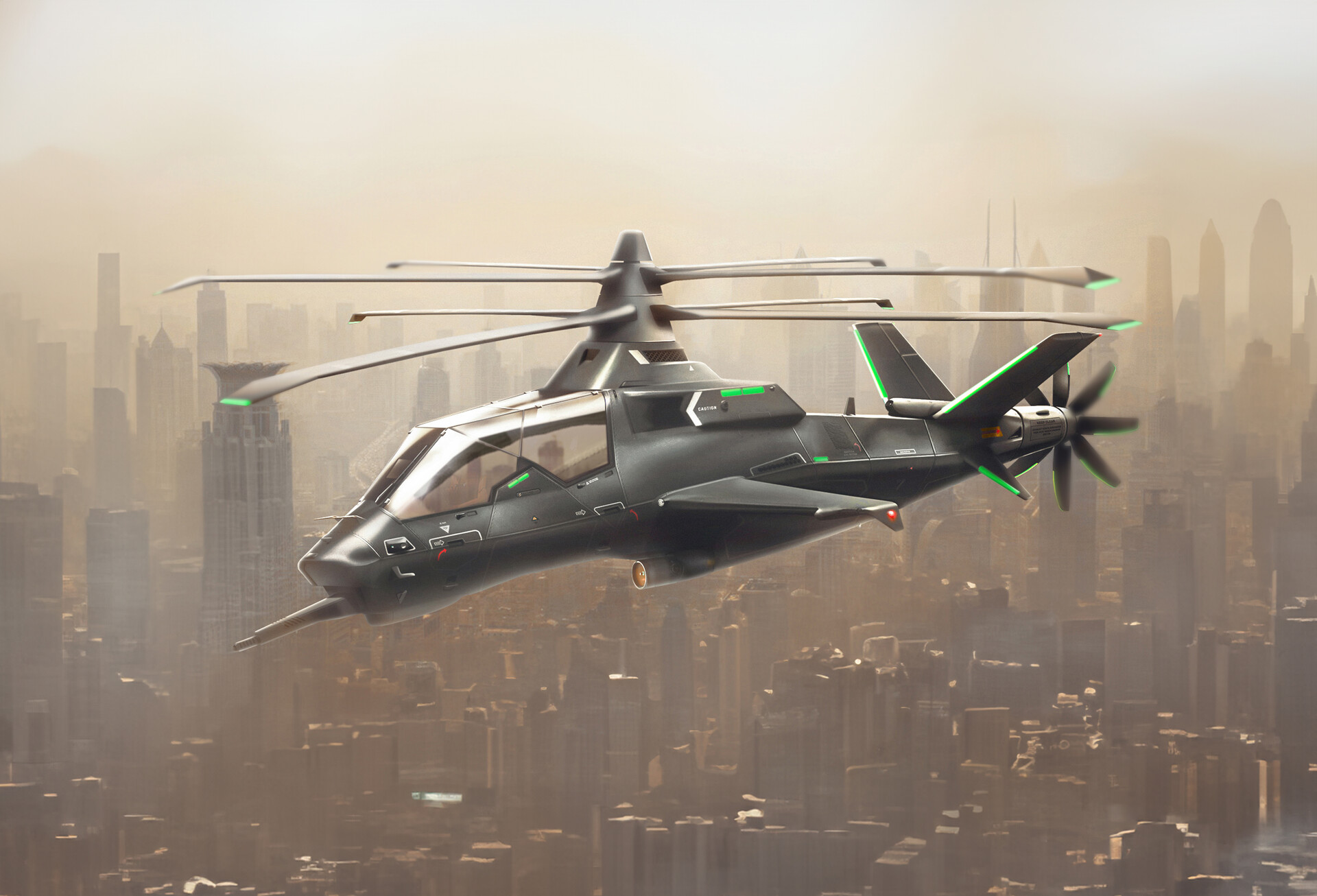 ArtStation - TSARH (Tactical Stealth Assault Recon Helicopter)
