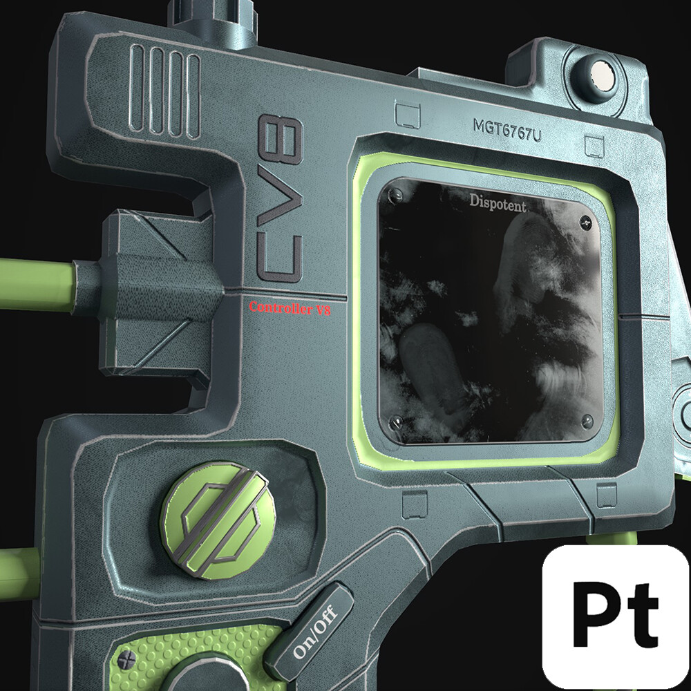 ArtStation - Sci-Fi Controller Prop