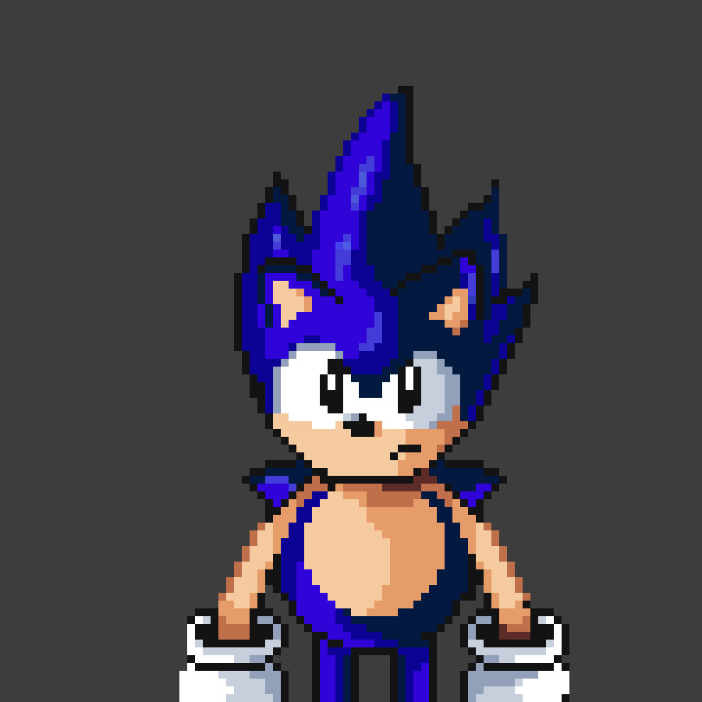 ArtStation - Sonic - Metal Sonic Pixel Art Animation