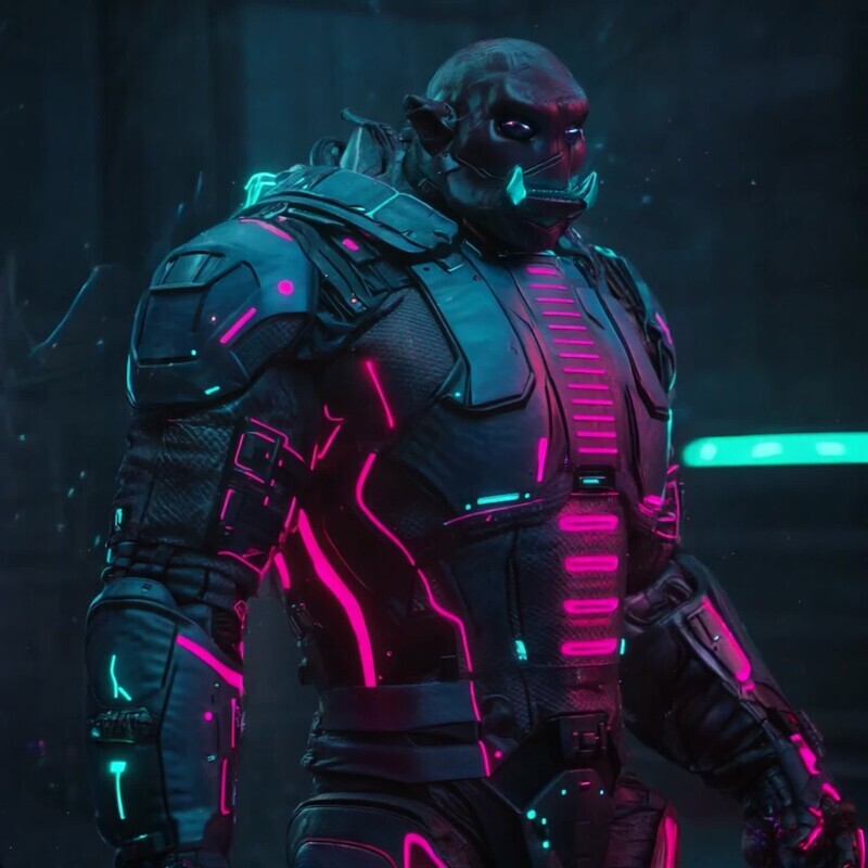 ArtStation - Cyberpunk ORC