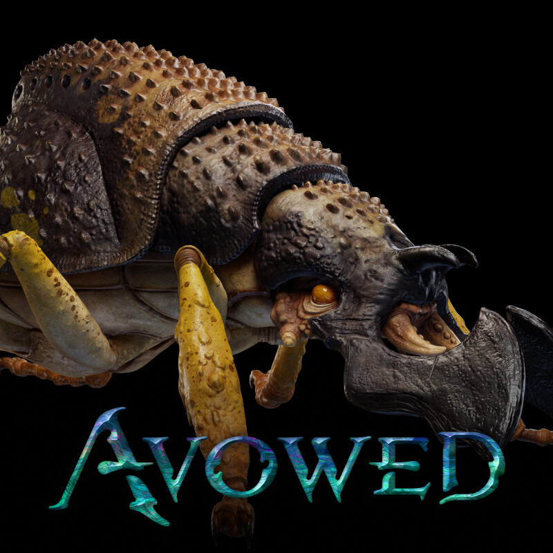 ArtStation - Beetle Burrower for Avowed