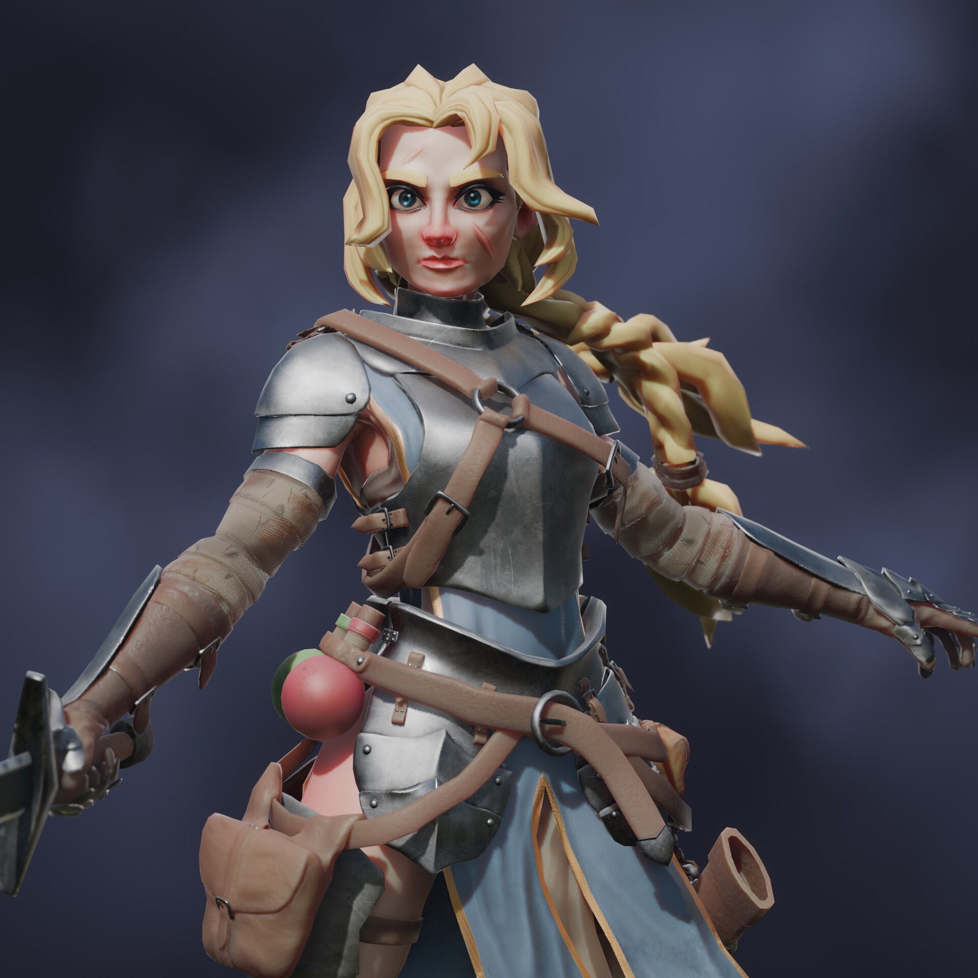 ArtStation - Warrior Lady